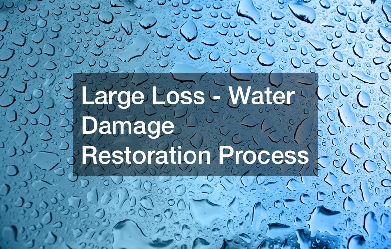 Large Loss - Water Damage Restoration Process - DwellingSales